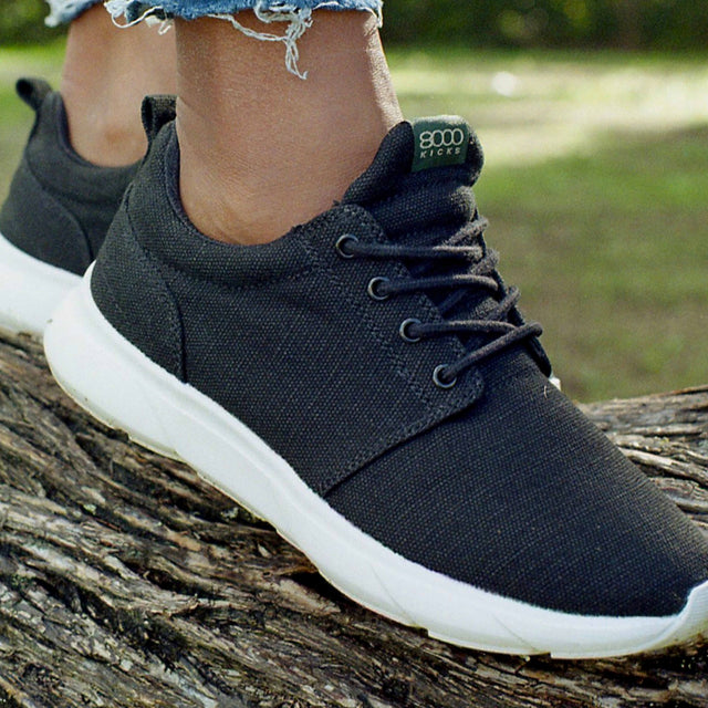 Explorer V2 for Men | Black and White | Hemp & Waterproof – 8000Kicks